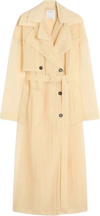 Sportmax Femme, Manteaux, Beige, Taille: 34 FR Trench Manteaux