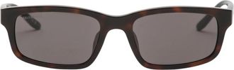 Balenciaga T&auml;gliche rechteckige Sonnenbrille - - Accessories - Herren - Braun - ONE SIZE