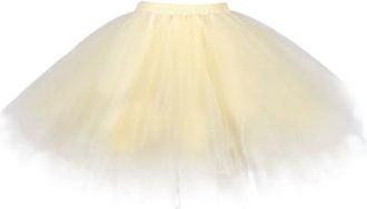 Generic Jupe Pliss&eacute;E Femme- Jupe Sexy De Bal De No&euml;L pour Costume De F&ecirc;Te Tutu De Ballet Casual Basiques Classique