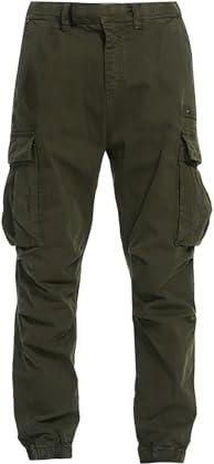 Generic Pantalon de jogging doublé en polaire pour homme, cadeau danniversaire, pantalon cargo décontracté pour homme, pantalon de jogging extensible, pantalo