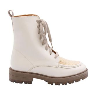 Catwalk Ctwlk., Femme, Chaussures, Beige, Taille: 40 EU Archanes Botte Élégante