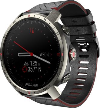Polar Grit X Pro Titan - Premium Outdoor-Multisportuhr mit GPS - Strapazierf&auml;higkeit auf Milit&auml;rstandard, Saphirglas, Pulsmessung am Handgelenk, Lange Akkul