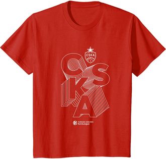 EuroLeague CSKA Collection White Logo T-Shirt