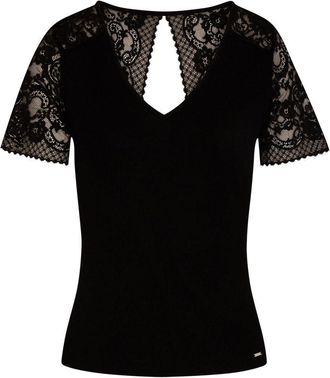 Morgan Damen 252-dio Kurzarm-T-Shirts, Schwarz M, Large