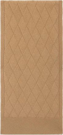 Malo diamond-pattern scarf - Braun