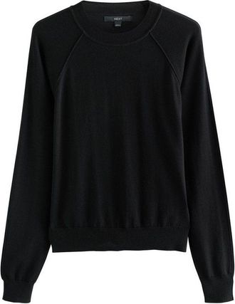 Next Rundhalspullover Weicher Strickpullover mit Rundhalsausschnitt (1-tlg)