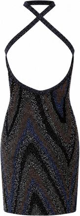 Missoni Zigzag Beaded Dress - Gray