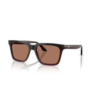 Emporio Armani Eckige Sonnenbrille - - Accessories - Herren - Braun - 55 MM