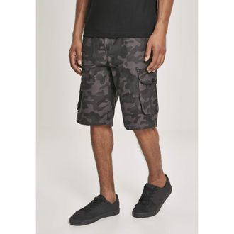 Southpole Herren Cargo Shorts Belted Camo Ripstop, grey/black, 36, SP3352