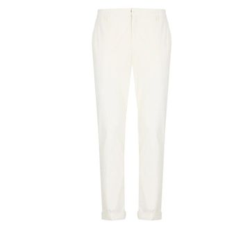 Dondup Baumwollhose mit Kn&ouml;pfen vorne - - Trousers - Herren - Beige - W32