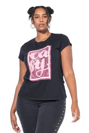 STUDIO UNTOLD Damen große Größen Übergrößen Plus Size T-Shirt, Classic Shape, Paisley-Statement anthrazit Melange 54+ 843893121-54+
