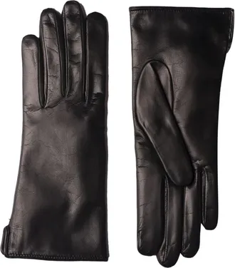 Mario Portolano gants en cuir Nappa - Marron
