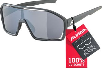 Alpina Unisex Bonfire Sonnenbrille, Midnight-Grey matt, One Size
