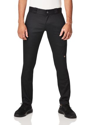 Dickies Herren, Doppelknie-Arbeitshose, Enge gerade Passform, Schwarz, 34W / 30L