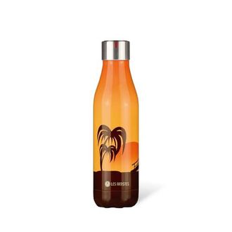 Les Artistes Paris A-4253 BottleUp, Thermos 500 ml, Gourde isotherme sans BPA, Réutilisable, Garde au chaud 12h et au froid 24h, Acier Inoxydable, Design Sunset