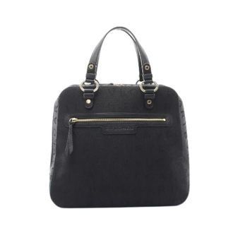Bulgari Pre-owned Logo Mania Canvas Leather Handbag - - Pre-owned - Damen - Schwarzk - ONE SIZE