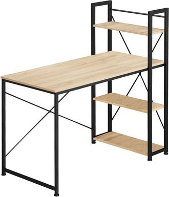 TecTake Tectake - Bureau style industriel Pieds en plastique r&eacute;glables en hauteur