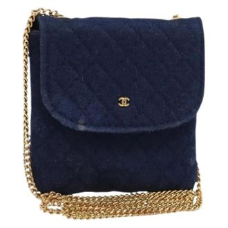 Chanel Pochette Vintage doccasion - Femme - Pre-owned - Bleu - Taille: ONE Size