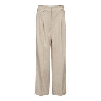 Co'Couture Femme, Pantalons, Beige, Taille: 42 FR Wide Pantalons