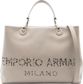 Emporio Armani Femme, Sacs, Beige, Taille: ONE Size Tote Bag