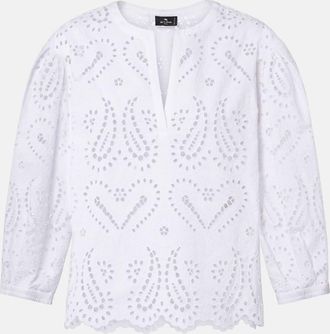 Etro Top en coton m&eacute;lang&eacute;