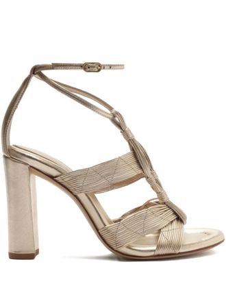 Alexandre Birman sandales Olga 90 mm - Or