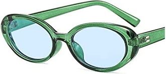 Generic Lunettes de soleil rétro à monture ovale pour hommes et femmes, vacances en plein air, plage (couleur : A, taille : 1) 2026, C, Taille unique