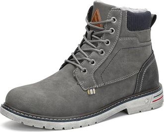 Mishansha Chaussures de marche pour lhiver - Doublées - Chaudes - Imperméables - Pour hommes, gris, 39 EU