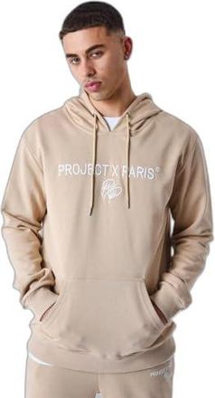 Project X Paris Sweat &agrave; Capuche Basique Beige L