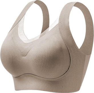 Generic Bustier Femme Rembourr&eacute; Femme pour Seins Fronc&eacute;s et Lat&eacute;raux Seins pour Soulever et Soutenir Contre Les Suspendus, Sans Anneau en Acier Beau Dos Anti-
