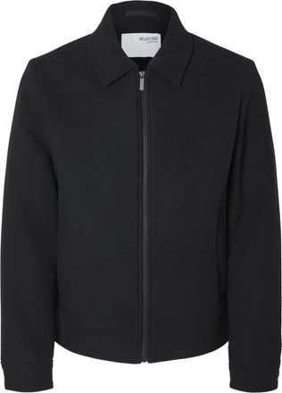 Selected Selected Homme Herren Slhnew Filip JKT Noos Jacke, Black, x_l