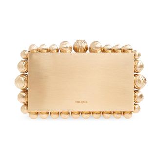 Cult Gaia Eos Metall-Clutch - - Bags - Damen - Gelb - ONE SIZE