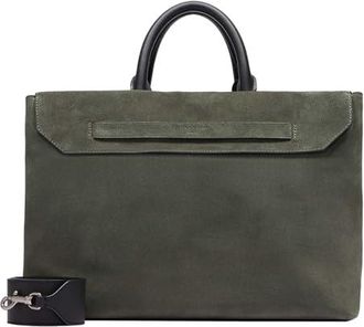 Liebeskind BERLIN Lora Suede Satchel L Cypress Green