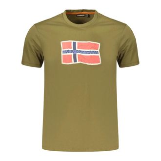 Napapijri Homme, Tops, Vert, Taille: L T-shirt &agrave; manches courtes