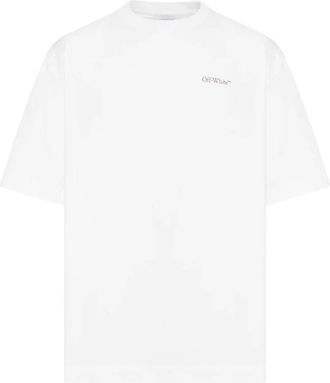 Off-white Homme, Tops, Blanc, Taille: S T-shirt avec imprimé flèche