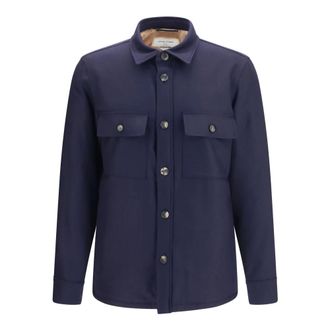 Jacob Cohen Veste L&eacute;g&egrave;re Doubl&eacute;e de Fourrure - Homme - Vestes - Bleu - Taille: L