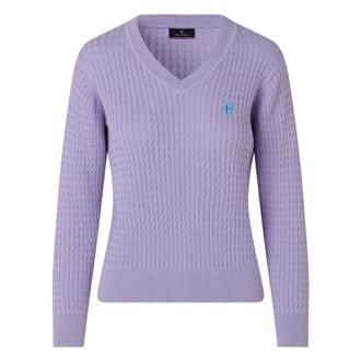 Conte Of Florence Damen, Strickwaren, Lila, LGr&ouml;&szlig;e