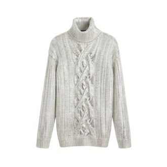 Balmain Rollkragenpullover - - Knitwear - Herren - Grau - XL
