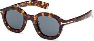 Tom Ford Homme, Accessoires, Brun, Taille: 46 MM Raffa Ft1100 52V Lunettes de soleil