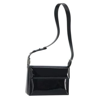 Ferragamo Sac bandouli&egrave;re en cuir Pre-owned - Femme - Pre-owned - Noir - Taille: ONE Size
