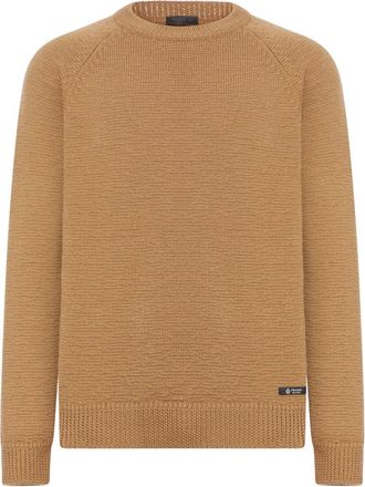 Prada pull à manches raglan - Marron
