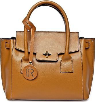 Isabella Rhea Braun Rindsledertasche