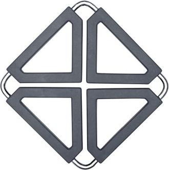 Lurch 70269 ausklappbare Topfuntersetzer aus Silikon, 12,5 x 12,5 cm