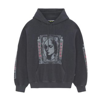 Iuter Fallen Love Reverse Hoodie - - Sweatshirts & Hoodies - Herren - Grau - M