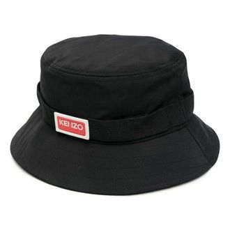 Kenzo black casual bucket hat