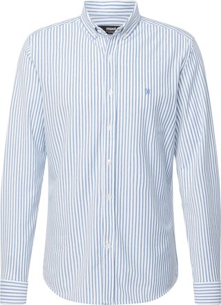 Mavi Herren Stripe Shirt Shirt, Dark Denim, M
