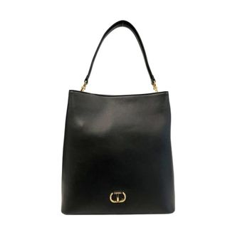 Twinset PU Leder Schultertasche - - Bags - Damen - Schwarzk - ONE SIZE