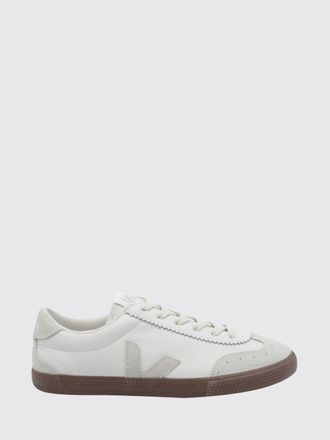 Veja Volley Low-Top-Sneaker aus O. T.-Leder mit Kontrast-Logo