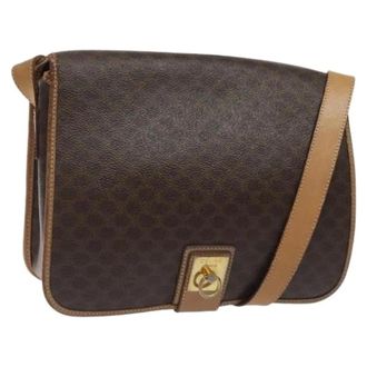 Celine unisex, Pre-owned, Brun, Taille: ONE Size Sac bandouli&egrave;re Macadam Vintage Pre-owned