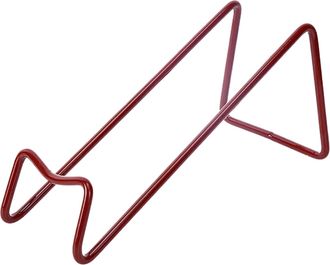 Generic 10 Stück, Metall-Weinregal, Flaschenhalter, Modern Minimalistisch, Klein und Tragbar, Geeignet für Zuhause, Restaurants, Bars und Küchen(Red)